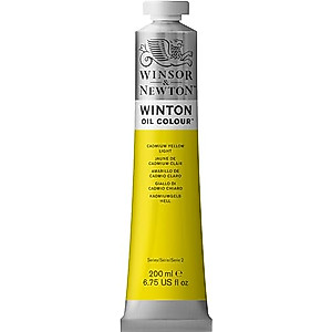 Winsor & Newton Winton Oil Color, 200ml (6.75-oz) Tube, Cadmium Yellow Light