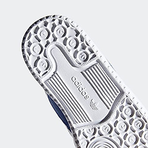 adidas Originals Kids Forum Low Sneaker, White/Team Royal Blue/White, 7 US Unisex Toddler