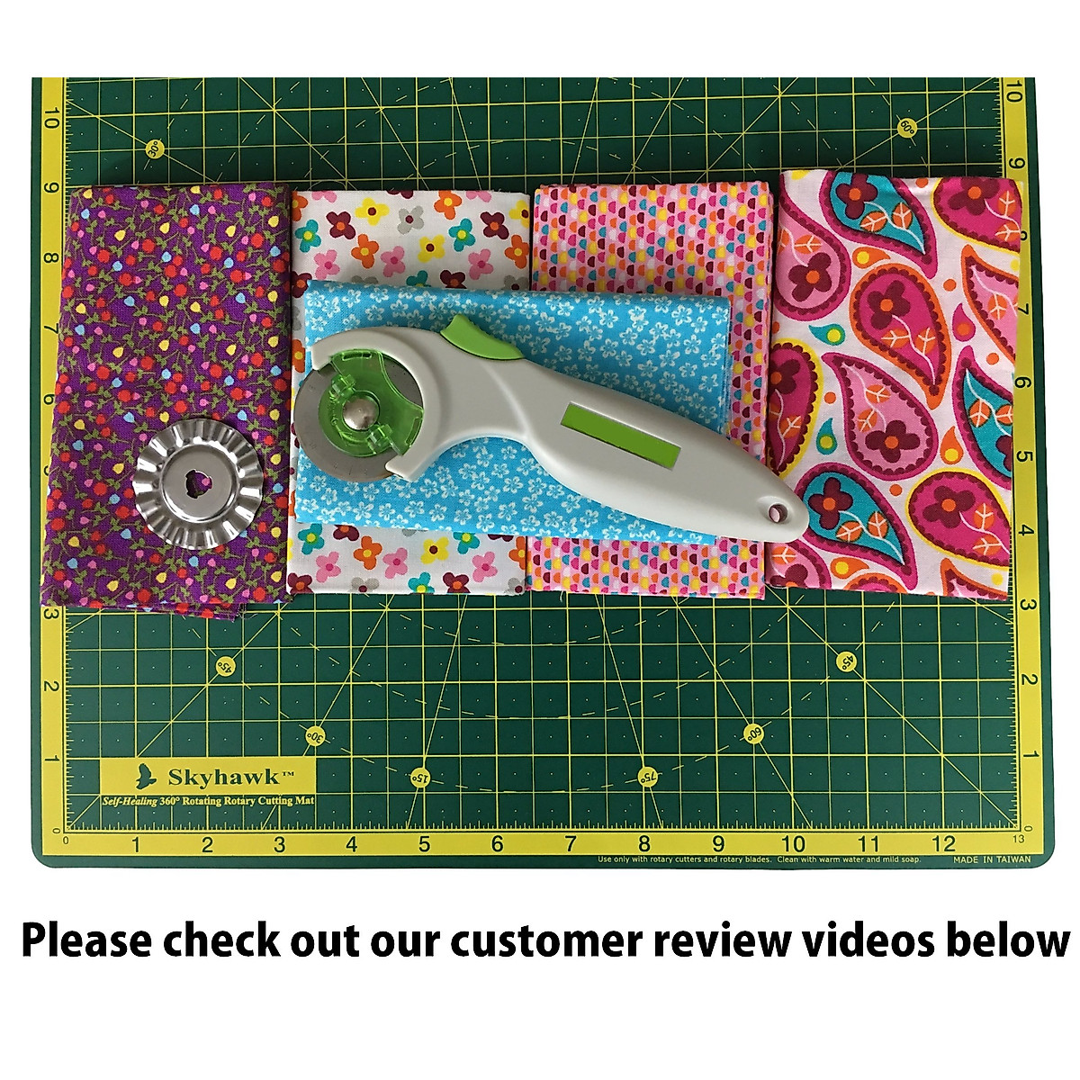 Skyhawk Self-Healing 14-Inch-by-14-Inch 360° Rotating Cutting Mat