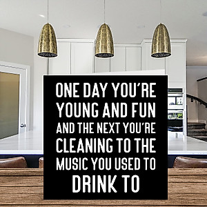 Funny Birthday Cards for Women Men - Music You Used To Drink To - Rude Birthday Cards for Him Her Mom Dad Papa Pops Brother Sister Friend Coworker, 5.7 x 5.7 Inch Joke Humor Bday Greeting Cards