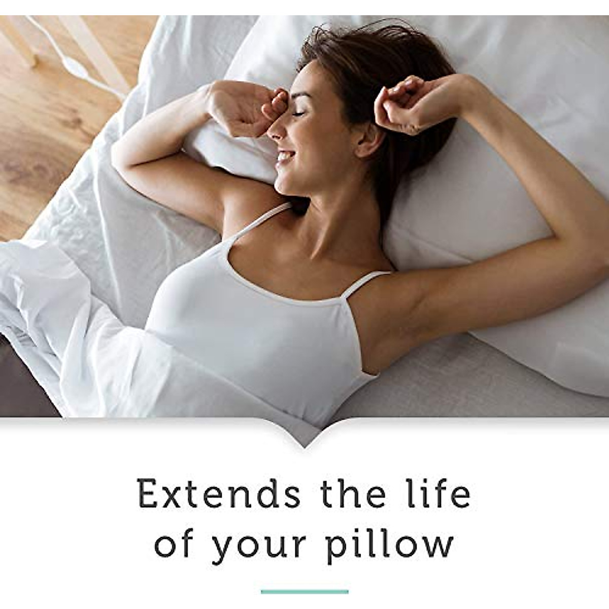 AllerEase Ultimate Pillow Protector, Standard/Queen, 2 Pack