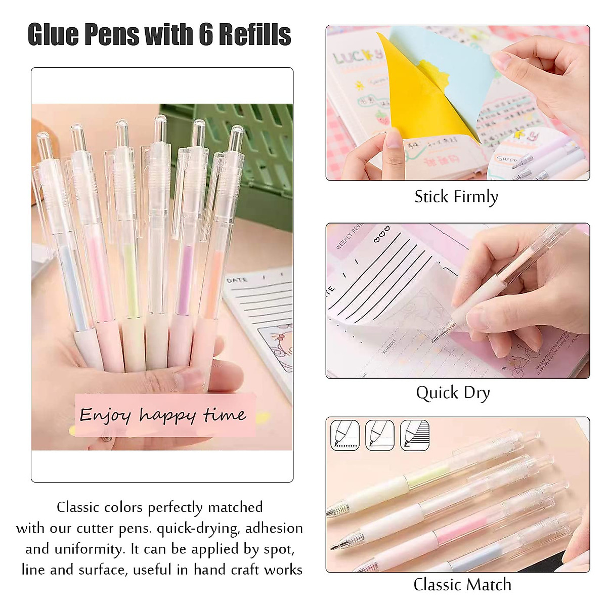 25 Pcs Craft Cutting Tools, Paper Cutter Pens with Tungsten & Ceramics Head, Quick Dry Glue Pen, Art Blade for Papercrafts Handmade Engraving DIY Drawing