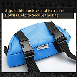 Bloomoak Phone Pommel Saddle Bag for Horse, Durable Saddle Sack for Trail Riding, Water Resistant Saddle Pouch for Holding Riding Gear (Royal Blue)