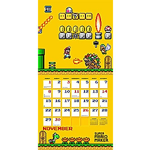 Super Mario 2020 Wall Calendar: History of a Hero