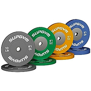 MAJOR LUTIE Power Cage with Weight Bench, 230LBS Competition Bumper Plates and Olympic Barbell, PLM03 Multi-Function Power Rack with Adjustable Cable Crossover System and Exercise Attachment White