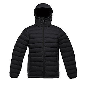 Triple F.A.T. Goose Men's Logan - Puffer Jacket Men With Hood - Down Jacket Men - Mens Winter Jackets - Bubble Coat (Medium, Black)
