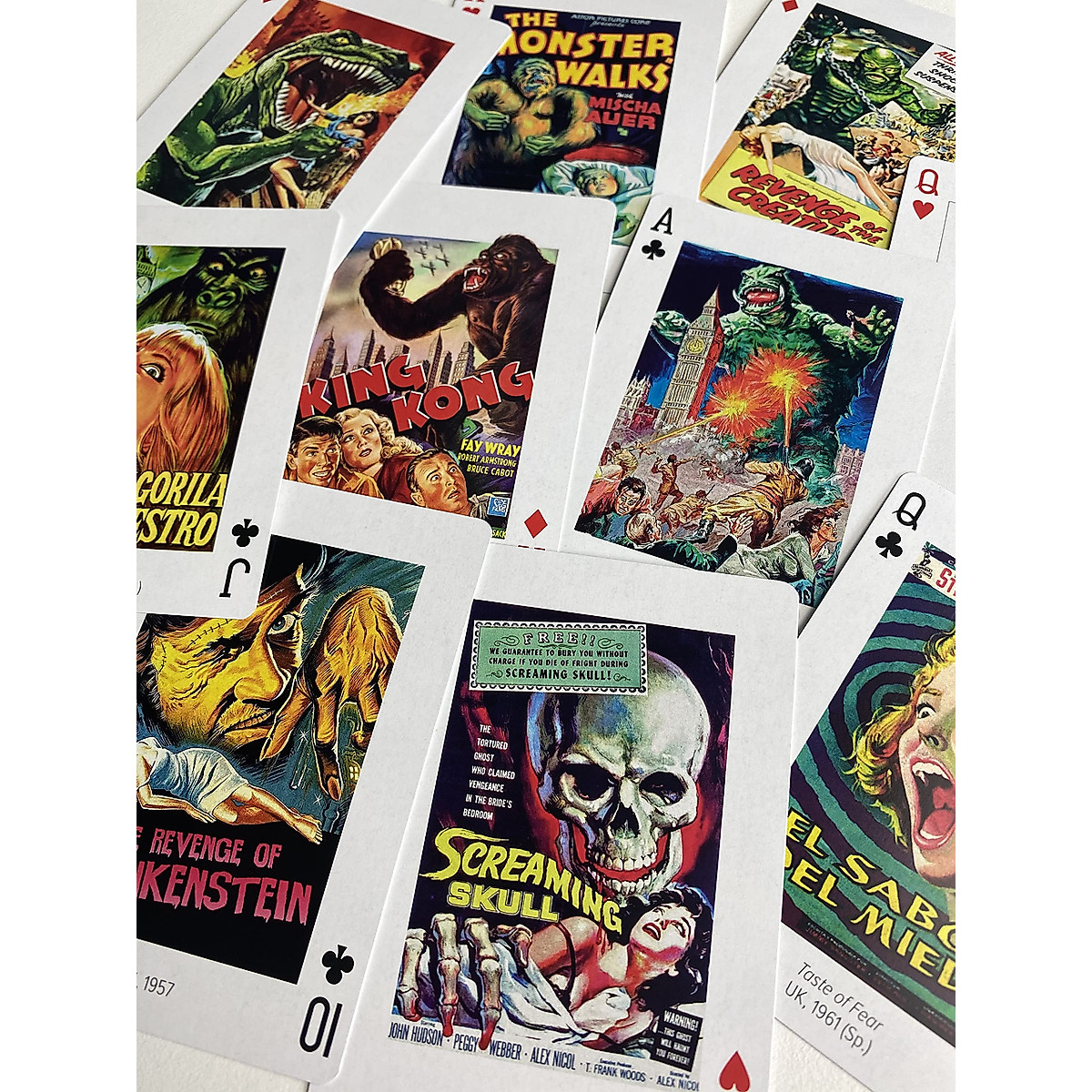 Gibsons Piatnik The Horror! Single Deck Playing Cards from Card Game | Pack of Cards
