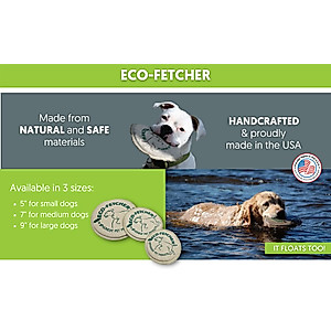 Honest Pet Products 9" Eco-Fetcher, Fetch Dog Toy for Large Dogs Breeds, Made from Natural Durable Hemp, Interactive, Eco-friendly | Made in USA