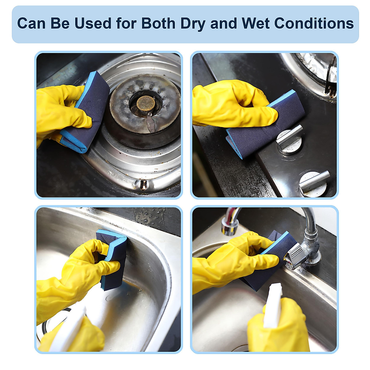 Bates- Sanding Sponge, 12 Pack, 3.9”x4.7”, 80/100/120/180 Grit, Sanding Block, Sanding Paper Block, Sandpaper Sponge Block, Sanding Blocks for Wood, Sanding Sponges, Sand Block, Sanding Blocks Drywall