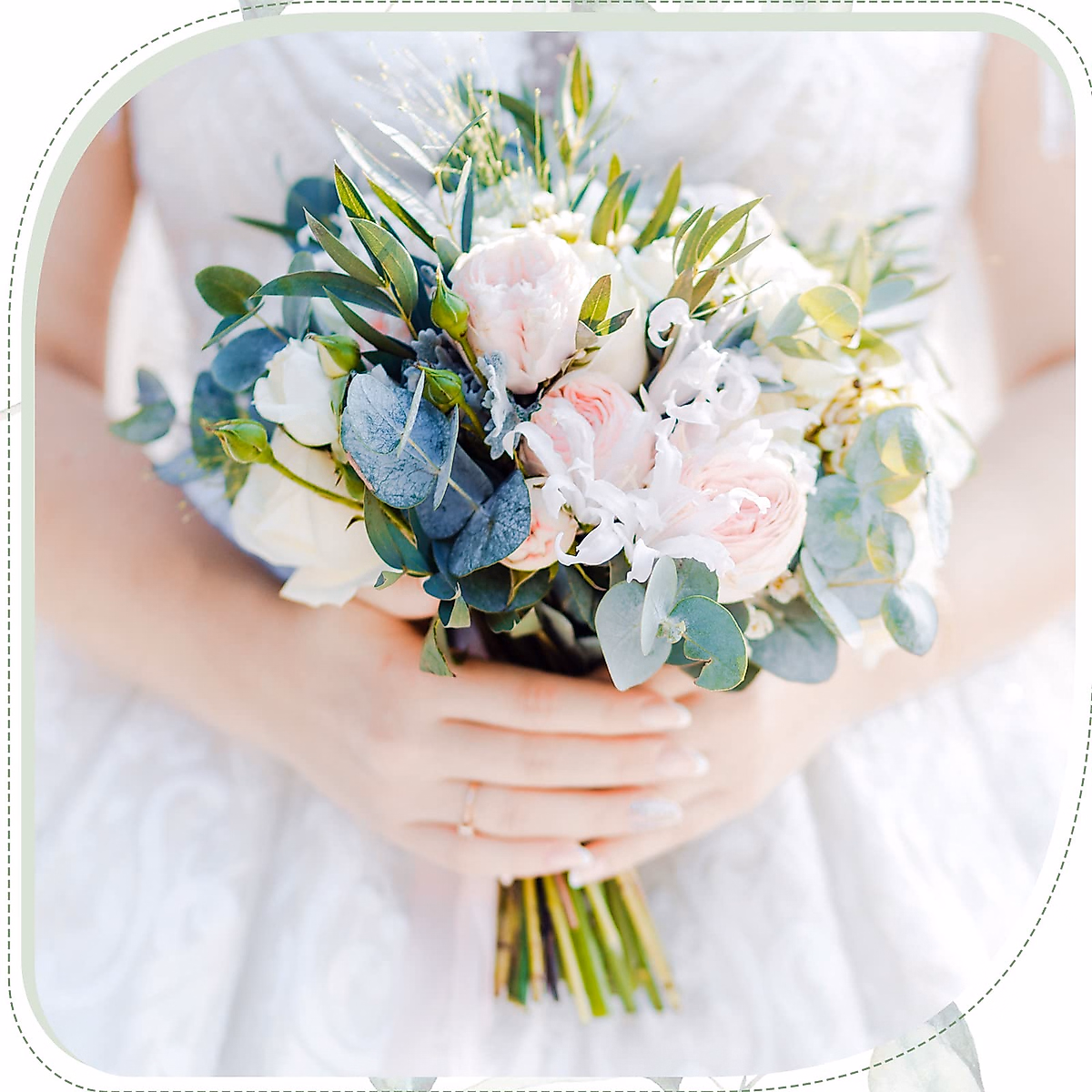 Giegxin 90 Pcs 3 Kinds Mixed Eucalyptus Leaves Stems Bulk Artificial Silver Dollar Leaves Picks Dried Eucalyptus Bundle Faux Spray for Wedding Vase Bouquet Floral Arrangement (Green)