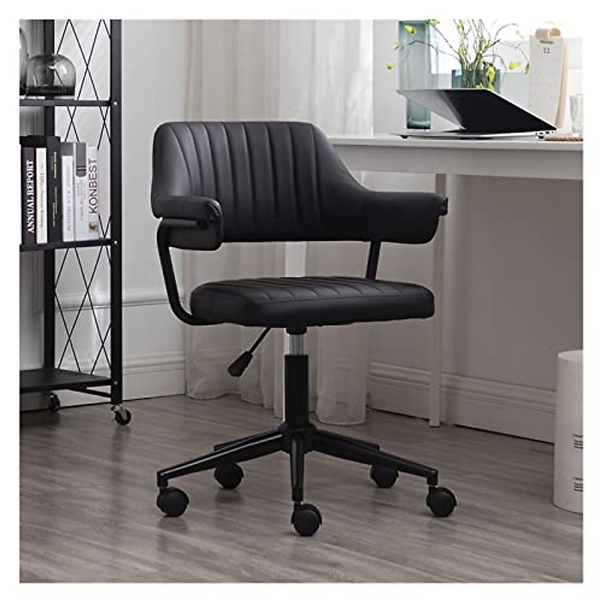 XBWEI Home Computer Chair Comfortable Ergonomic Lift Swivel Office Chairs Student Meeting Chair (Color : E, Size : 1)