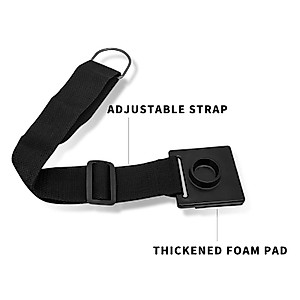 Cheerock Non-slip Cello Endpin Anchor Stopper Rest Holder Stand Anti-slip Device for Cello Adjustable Cello Endpin Strap with Thickened Foam Pad, Great for Cellist Practice Performance