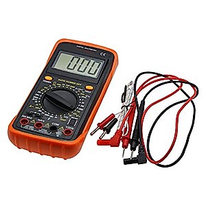 AMTAST Digital Multimeter AC/DC Amp Ohm Voltage Resistance Continuity Capacitance Diode HFE Temp Tester AMT32