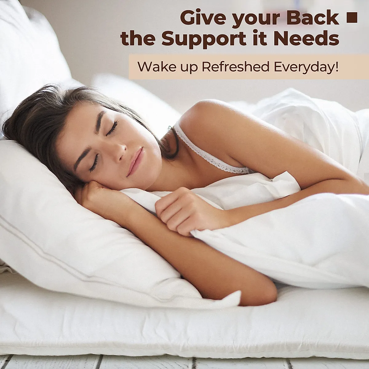 Iyasu Home Twin Japanese Floor Mattress- Shikibuton Floor Bed- Japanese Futon Mattress- Japanese futon Floor Mattress for Adults- 75 by 39 in. Japanese Mattress with Cotton Zip Cover