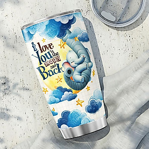 JENOIS Mom Gifts, Tumbler 20 Oz With Lid And Straw, Mama Cups Mother For Funny Tumblers Women Mothers Day Handle Coffee Insulated, Being A Mom