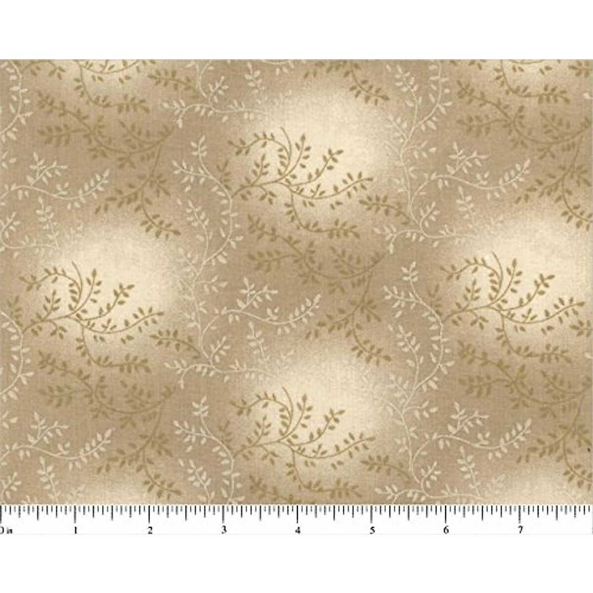 Quilt Backing, Large, Seamless, C47603-702, Tan Vines
