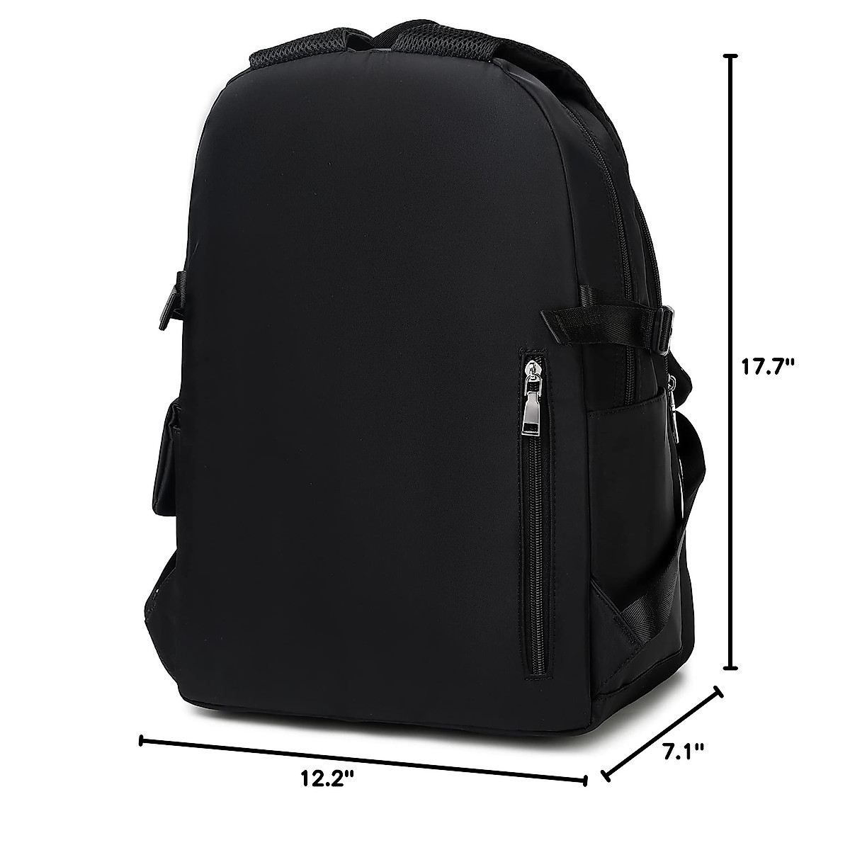 Teecho Cute Backpack for Girl Fashion Waterproof Daypack for Women Black