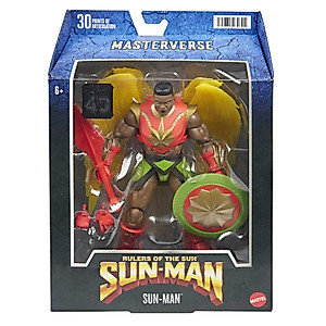 Mattel Masters Of The Universe Masterverse Sun-Man Action Figure, 7-Inch Collectible Gift