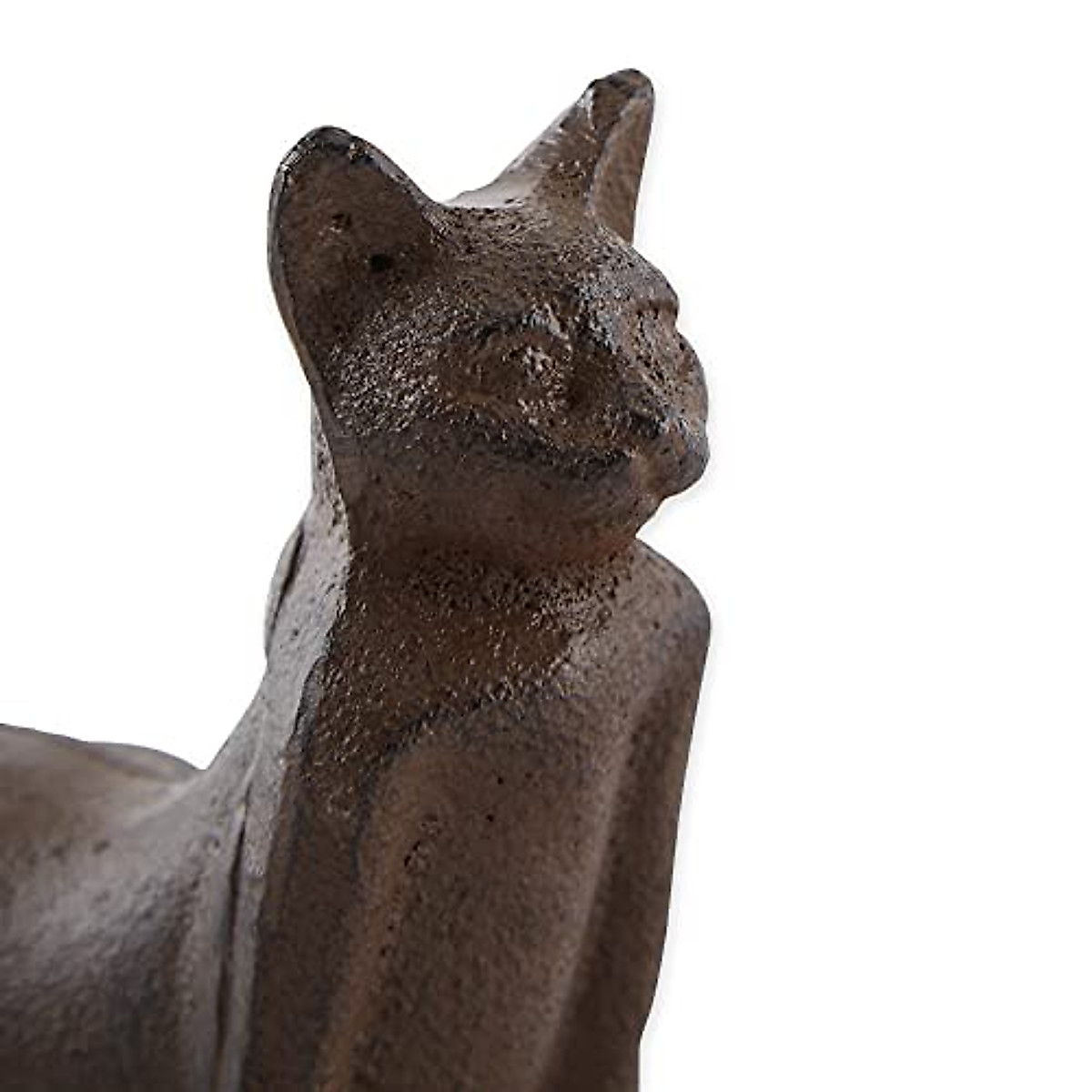DII Cast Iron Door Stop Collection Heavy & Decorative Stopper, 6.25x2x4", Yoga Cat