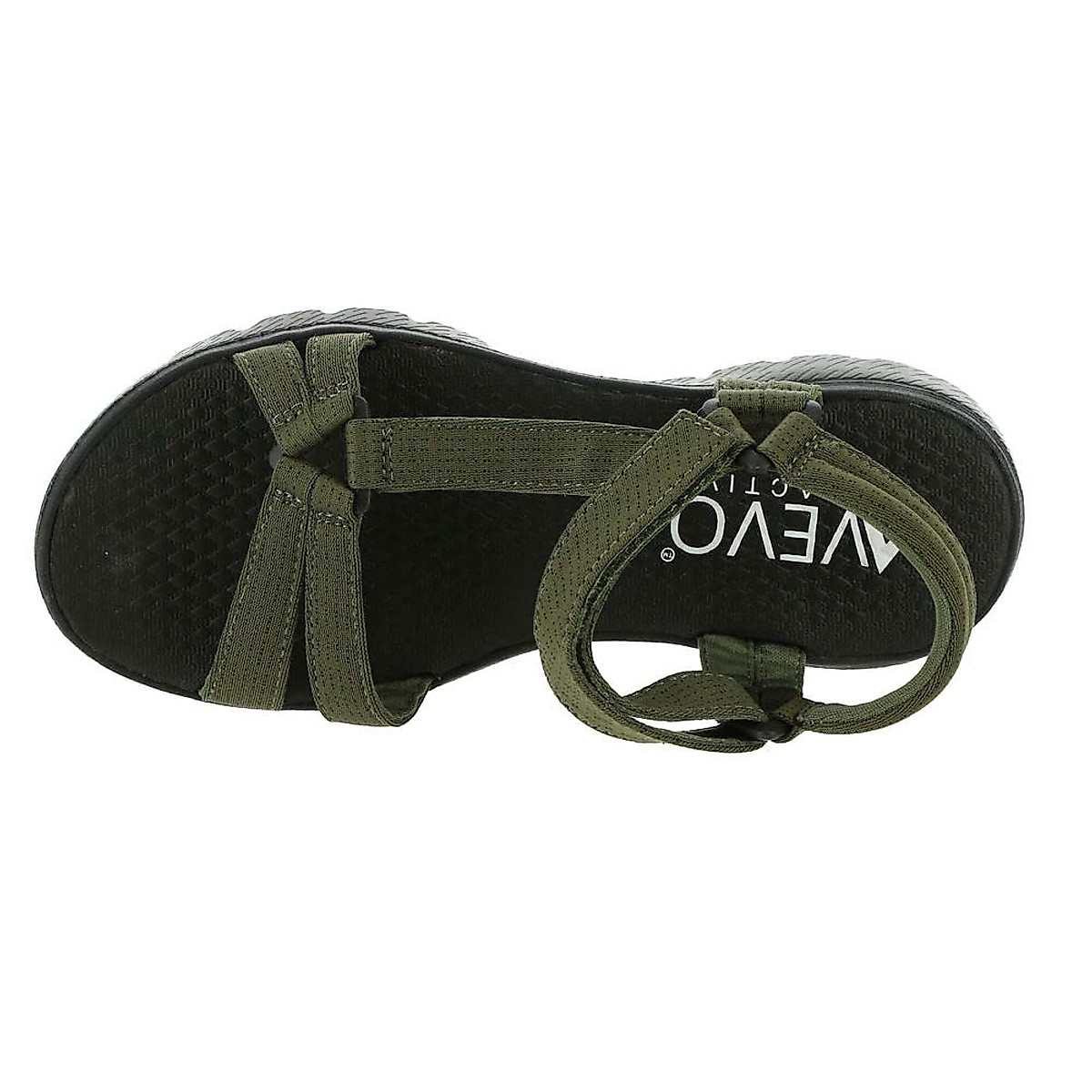 Vevo Active Molokai Womens Sandal 9 CD US OliveBlack