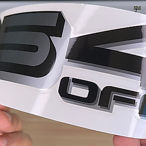 SR5 4x4 Offroad Decal, Bedside Replacement Vinyl Sticker for Tacoma Tundra Truck 2022 2023 (Black/Gray/Silver)