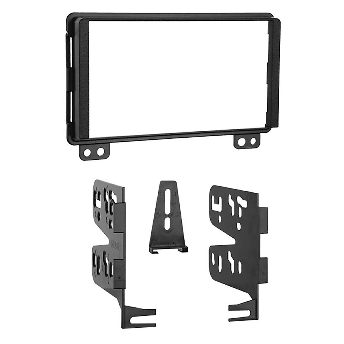 Metra Double DIN Installation Kit for Select Ford Vehicles 2001-up + Metra Wiring Harness for Select Ford Vehicles with Premium Sound and RCA
