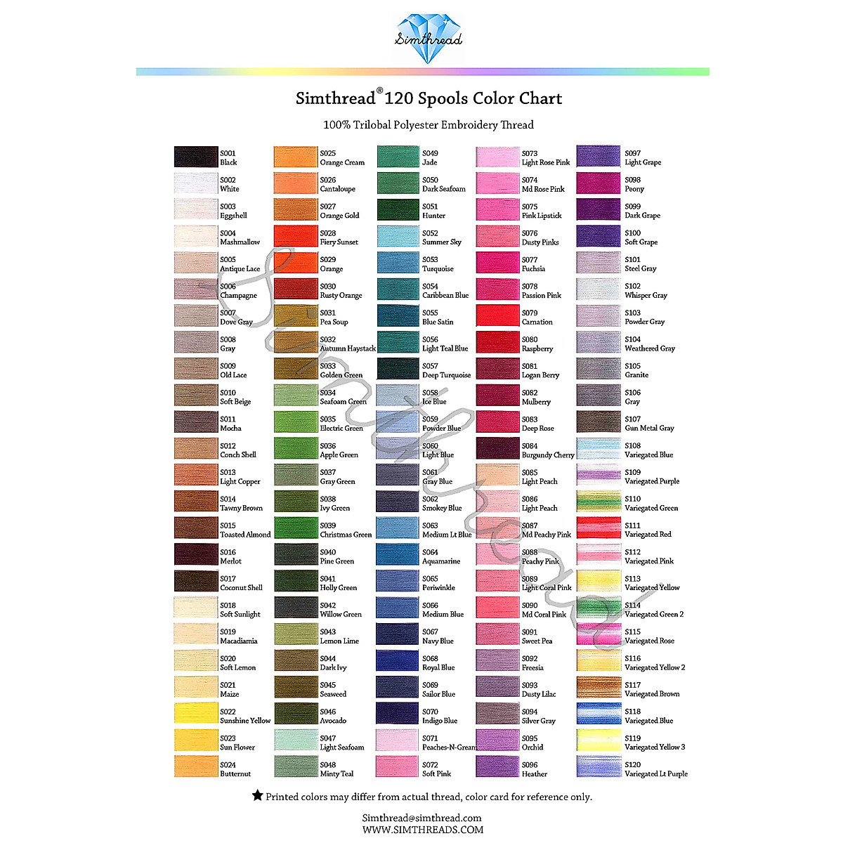 Simthread Machine Embroidery Thread with Storage Box Polyester 20 Options 15 Spools Set for Embroidery Sewing Machine (9 White + 6 Black)