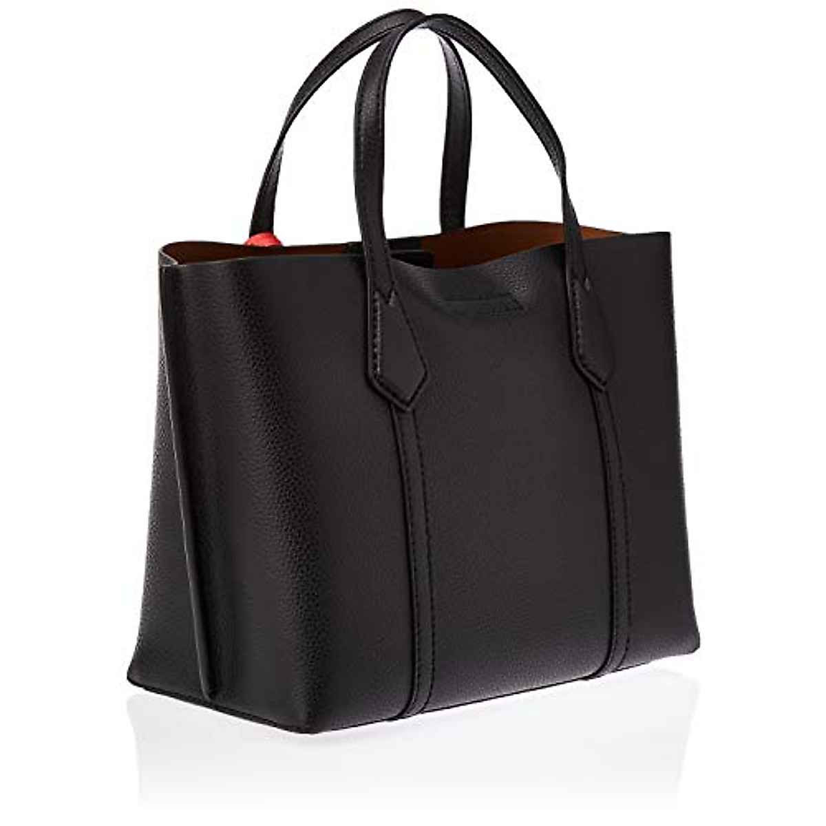 Tory Burch Women's Perry Small Triple Compartment Tote, Black, One Size