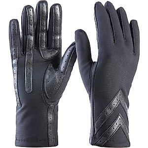isotoner smarTouch SPANDEX Cold Weather Gloves with Spandex and a Warm Fleece Lining Large/X-Large