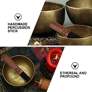 Handmade singing bowl mallet coming from Nepal. Adopt premium materials, durable and wear-resistant.