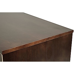 Babyletto Hudson 3-Drawer Changer Dresser with Removable Changing Tray in Espresso and White, Greenguard Gold Certified