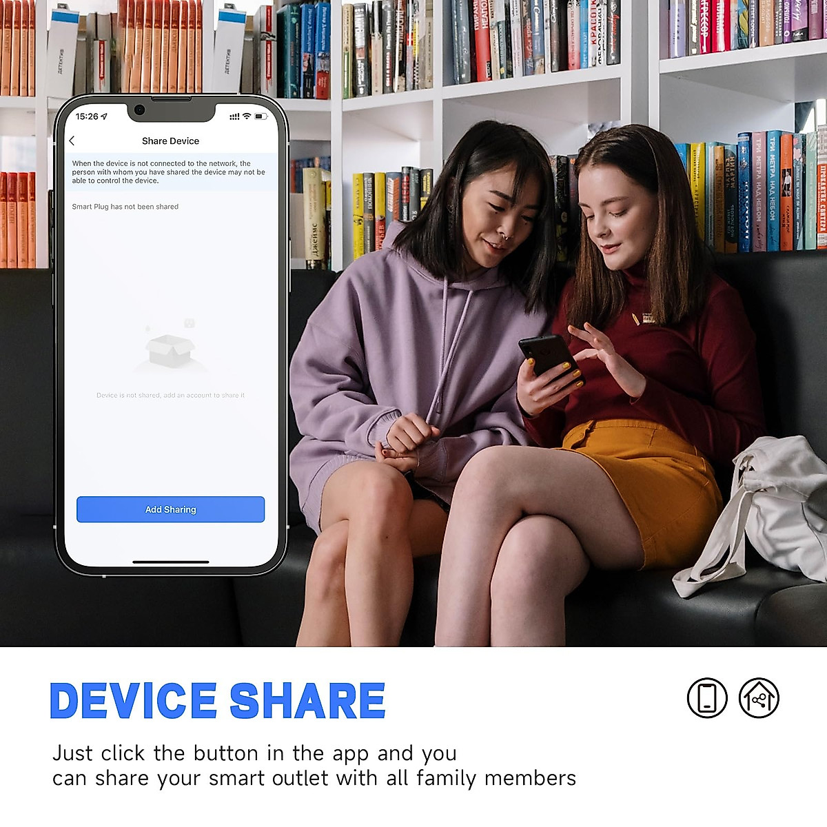 Smart Wall Outlet, Smart Wireless Tamper Resistant Outlet Compatible with Alexa and Google Assistant, Remote Control, ETL & FCC Approvel Samrt Receptacle, Requires 2.4 GHz Wi-Fi, No Hub Required