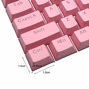 OCUhome 104Pcs Purple Keycaps, PBT Keycaps, Key Caps Backlight Keyboard Accessory ABS Universal OEM Keycaps Replacement for Mechanical Gaming Keyboard