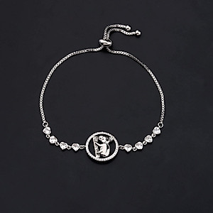 TGBJE Koala Bracelet Koala Lover Gift Koala Bear Crystals Bracelet Gift for Women (Koala Bracelet SC)