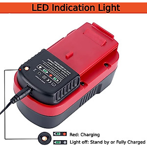 Replace for Black and Decker 18V Battery Charger 90556254-01 9.6V-18V NiCad & NiMh Battery HPB12 FS12B HPB14 FSB14 HPB18 HPB18-OPE FSB18 HPB96 FSB96
