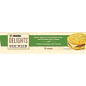 Jimmy Dean Delights Bacon, Spinach, Onion Egg'wich, 4 Count