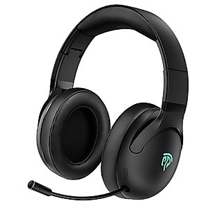 EasySMX Gaming Headphone, Wireless Gaming Headset with Microphone for PS5/PS4/Switch, 2.4GHz and Bluetooth 5.3 Gaming Headset with Microphone for Smart Phone, Laptop, Computer, Steamdeck