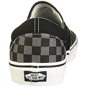 Vans Classic Slip-On, Black/Pewter Checkerboard Size 9 Women/7.5 Men
