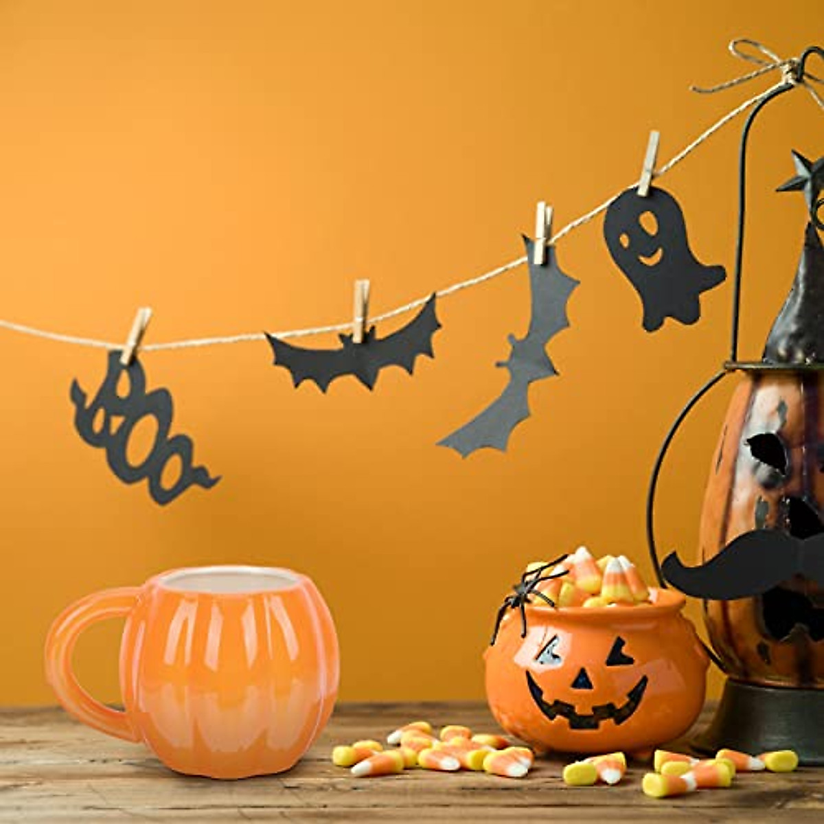 DOITOOL Halloween Mug Pumpkin Ceramic Halloween Coffee Mug Gift for Halloween Theme Party Favor, Novelty Coffee Mug Cup Autumn Harvest Festival Gift