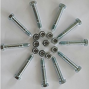 Haliniose 10 Pack fits Ariens Shear PINS 51001500,510015 SnowBlower, John Deere, Snapper,Product_by: powerlawnmowerparts~hee10111800701100