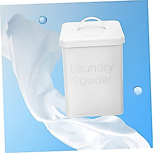 Washing Powder Storage Bucket Laundry Containers for Powder Container for Flour Softner Washing Powder Containerent Laundry Powder Storage Container Bin 1 Set