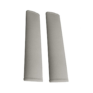 SUNTRADE Car Seat Belt Pad Cover kit,2-Pack Soft Car Safety Seat Belt Strap Shoulder Pad for Adults and Children (Gray)