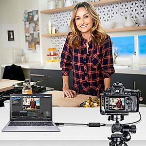 TKHIN Capture Card, Audio Video Capture Card HDMI Game Capture to USB 1080p 60fps, with Type-C to USB Adapter Converter, 4K Full HD Game Capture Low Latency Record for Live Streaming/Gameplay Console