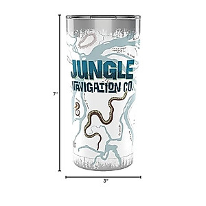 Tervis Disney Jungle Cruise Triple Walled Insulated Tumbler Travel Cup Keeps Drinks Cold & Hot, 20oz Legacy, Stainless Steel
