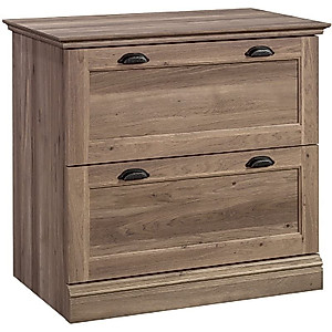 Sauder Barrister Lane 2-Drawer Lateral File Cabinet in Salt Oak, Salt Oak Finish