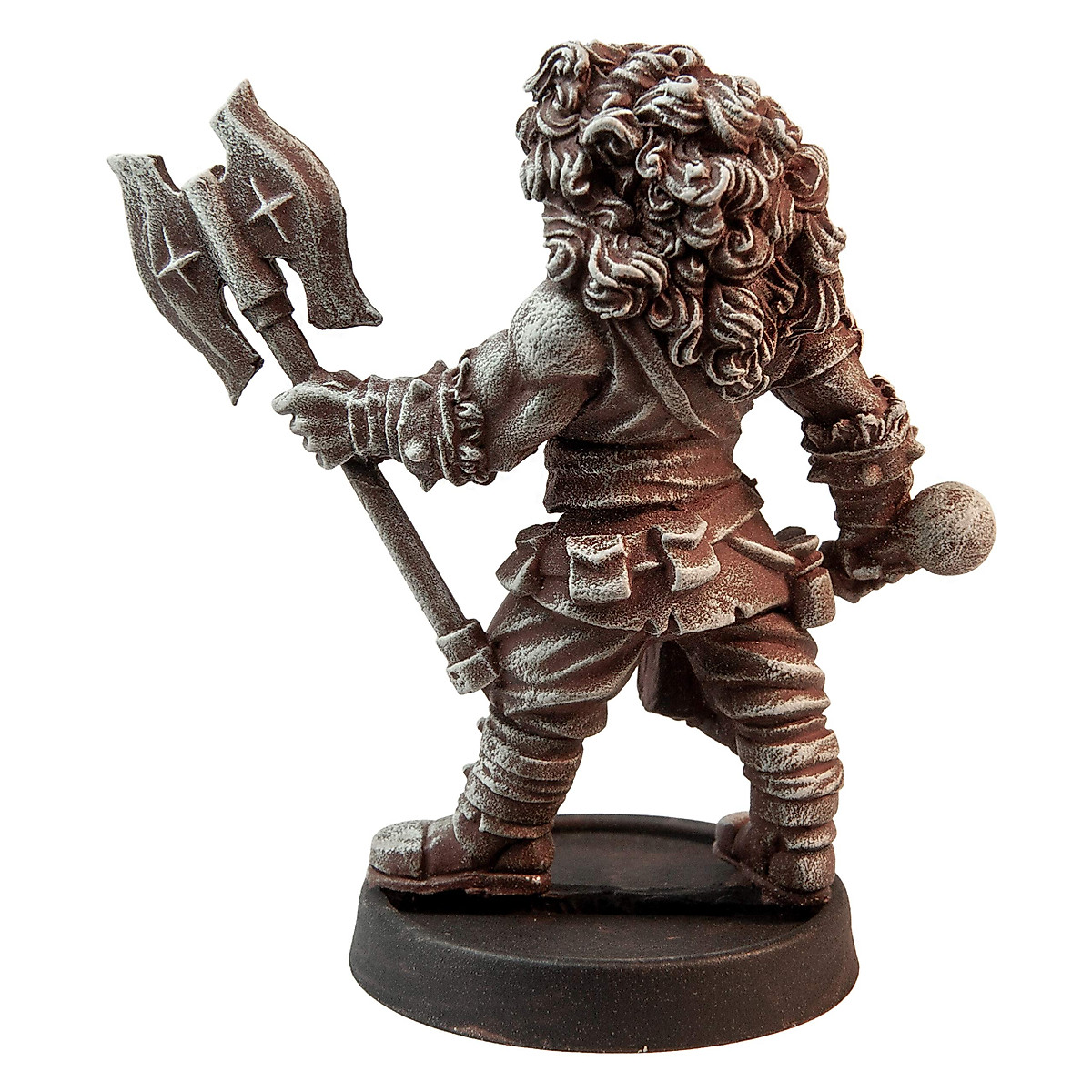 Stonehaven Miniatures Female Orc Cleric Miniature Figure, 44mm - 100% Pewter Metal - Includes Slotted Creator Base - for 28mm Scale Table Top War Games - Designed & Made in USA