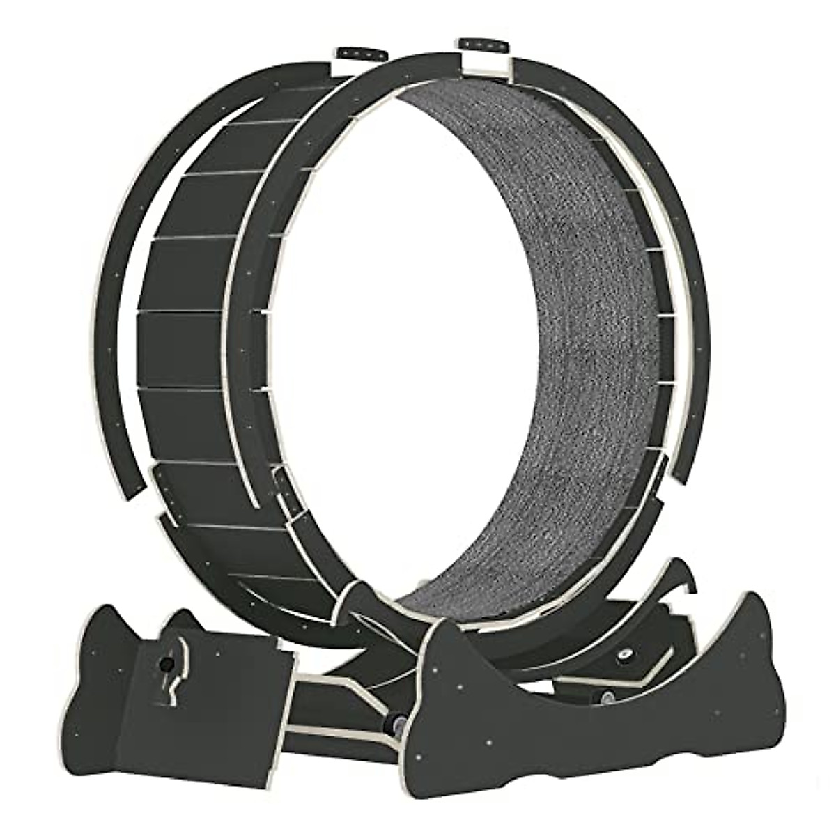 LCFALO Cat Exercise Wheel, Cat Wheel Treadmill Anti-Pinch Running Wheel Cat Exercise Cute Cat Furniture Cats Exercise Wheel Indoor Workout Game Fitness