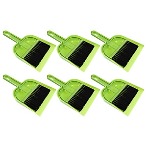 Cleaning 6 Sets Dustpan Hand Broom and Shovel Small Broom Dustpan Set and Broom Dustpan Set and Brush Set Dust Pan