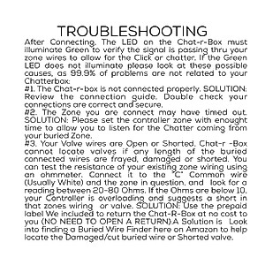 The Original Chat-R-Box Sprinkler Valve Locator Irrigation Zone Finder (CLIP TO CLIP PRO VERSION), Black