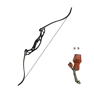 SinoArt 62" Takedown Hunting Recurve Bow Metal Riser 30 35 40 45 50 55 60 65 70 Lbs RIGHT HANDED (35 Lbs)